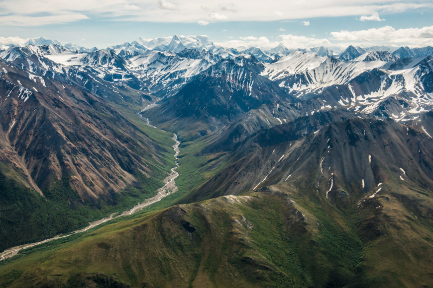 Alaska: Flying over the Alaska Range – 180360